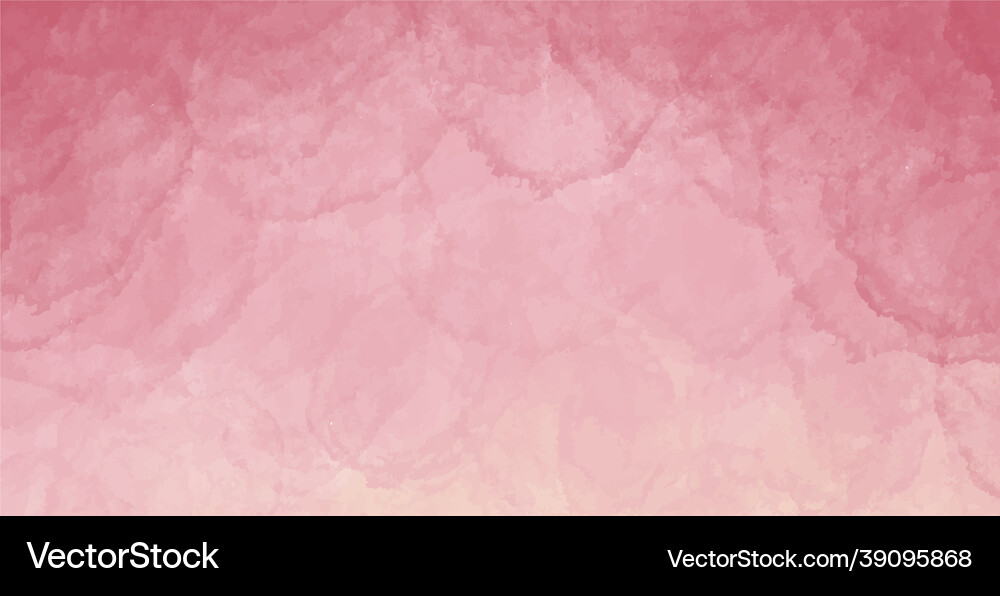 Realistic red painted watercolor abstract Vector Image