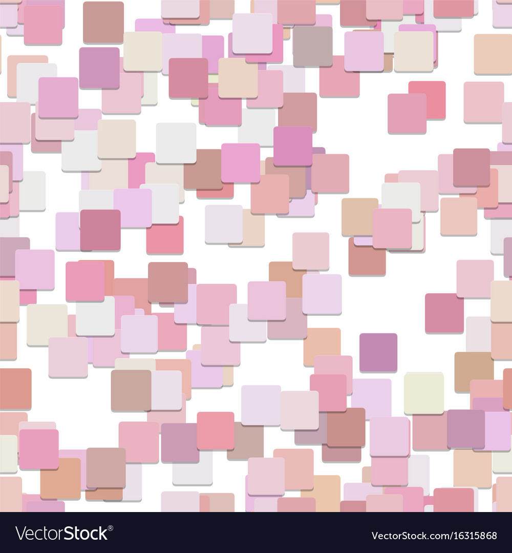 Seamless chaotic square background pattern Vector Image