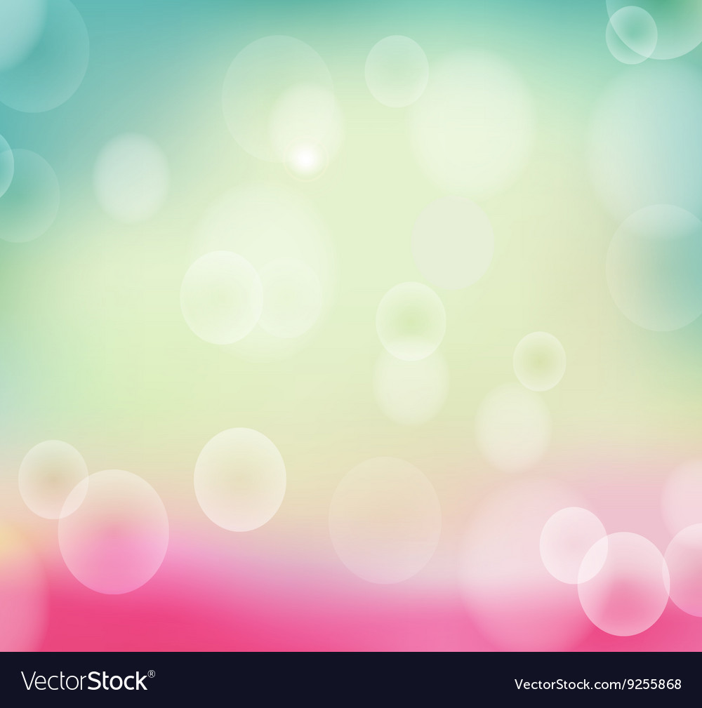 Spring nature bokeh background Royalty Free Vector Image