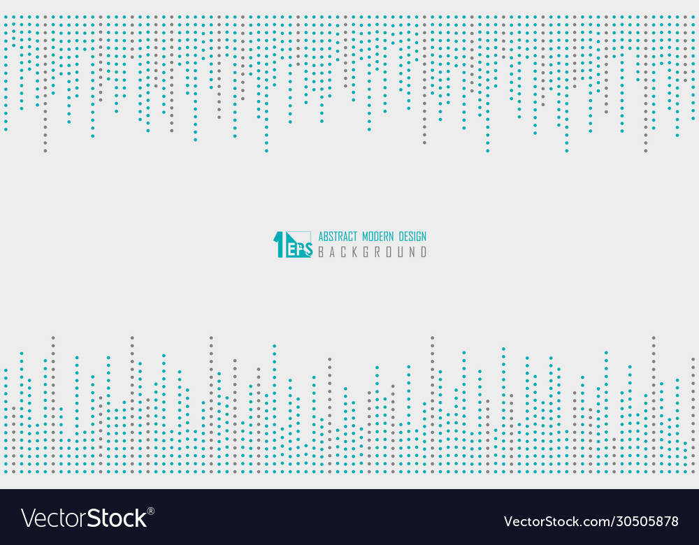 Abstract line dot pattern design technology Vector Image