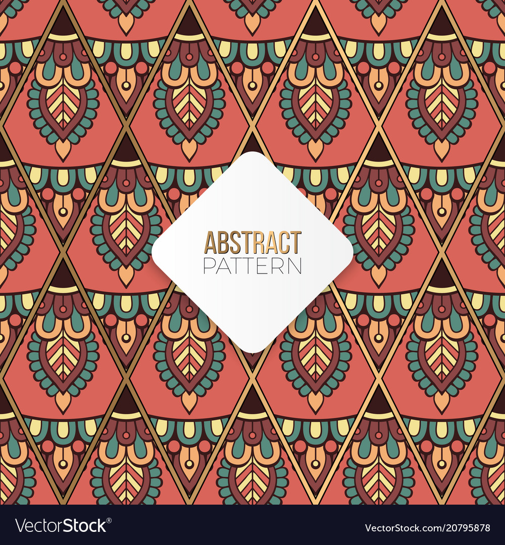 Seamless pattern tile Royalty Free Vector Image