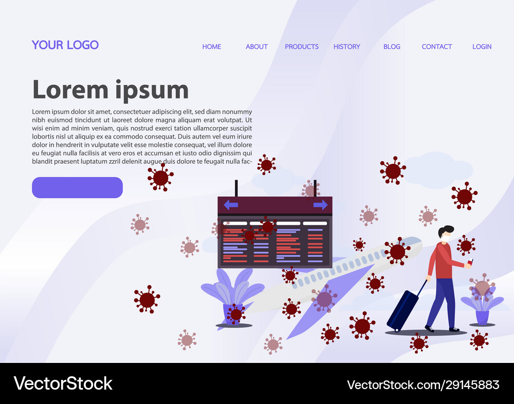 2019-20 wuhan coronavirus outbreak concept Vector Image