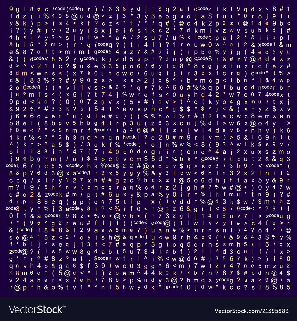 Abstract coding composition Royalty Free Vector Image