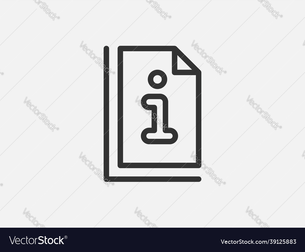 Guide icon user manual service information Vector Image