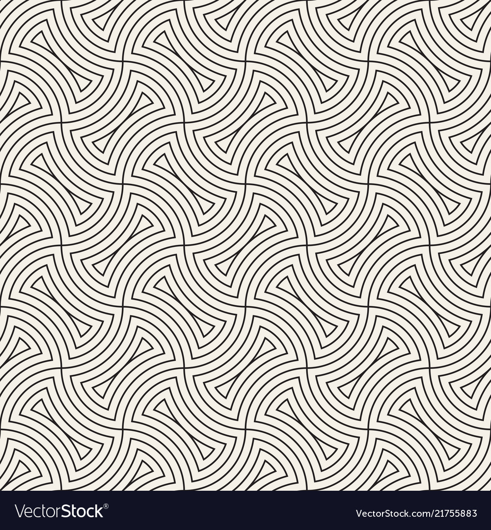 Seamless vintage pattern of overlapping arcs Vector Image Seamless vintage pattern of overlapping arcs Vector Image