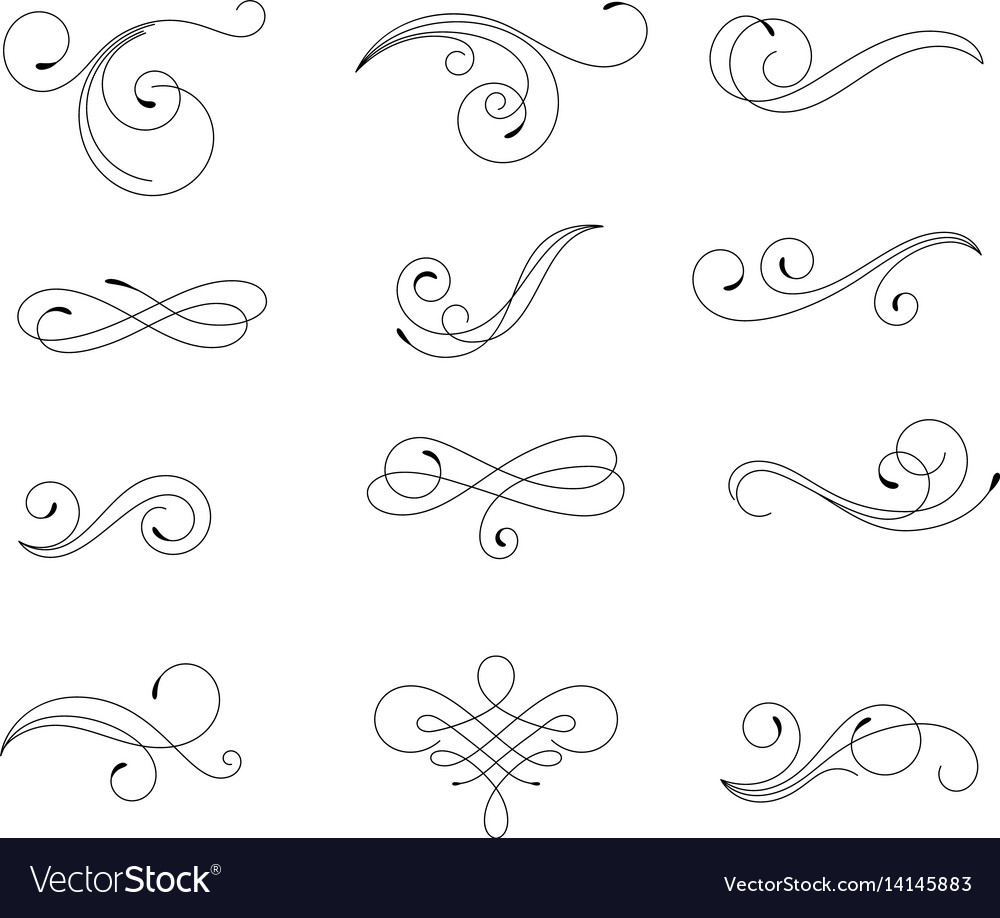Swirling elements Royalty Free Vector Image - VectorStock