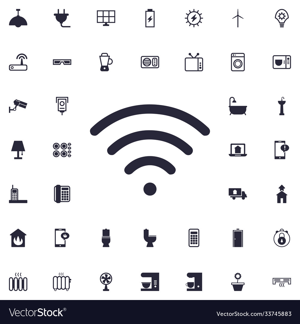 Wireless icon Royalty Free Vector Image - VectorStock