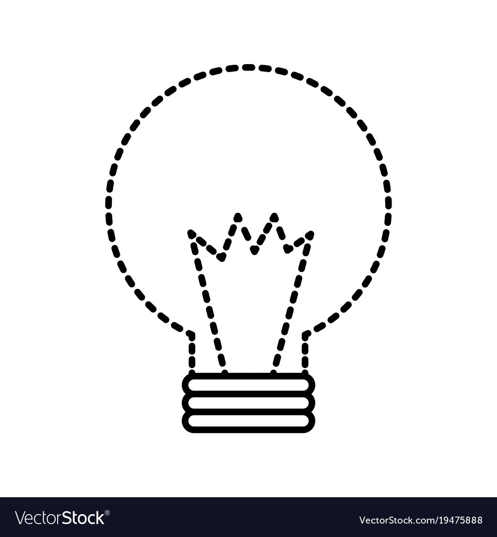 Bulb energy power light icon Royalty Free Vector Image