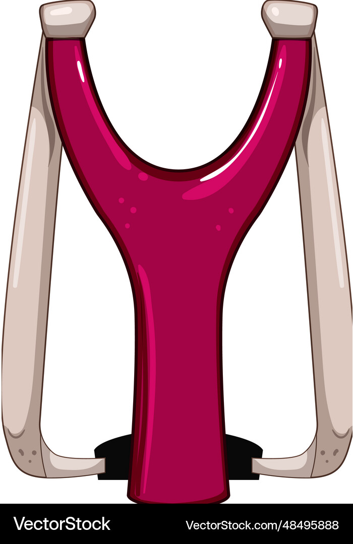 Fun slingshot cartoon Royalty Free Vector Image