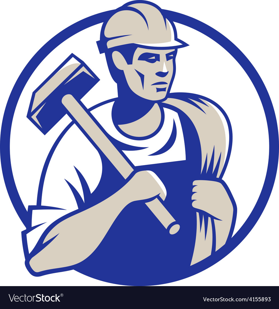 Builder Royalty Free Vector Image - VectorStock