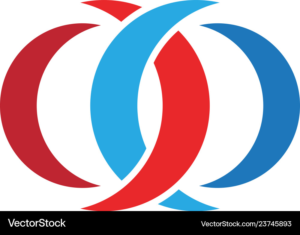 Business corporate abstract unity logo Royalty Free Vector