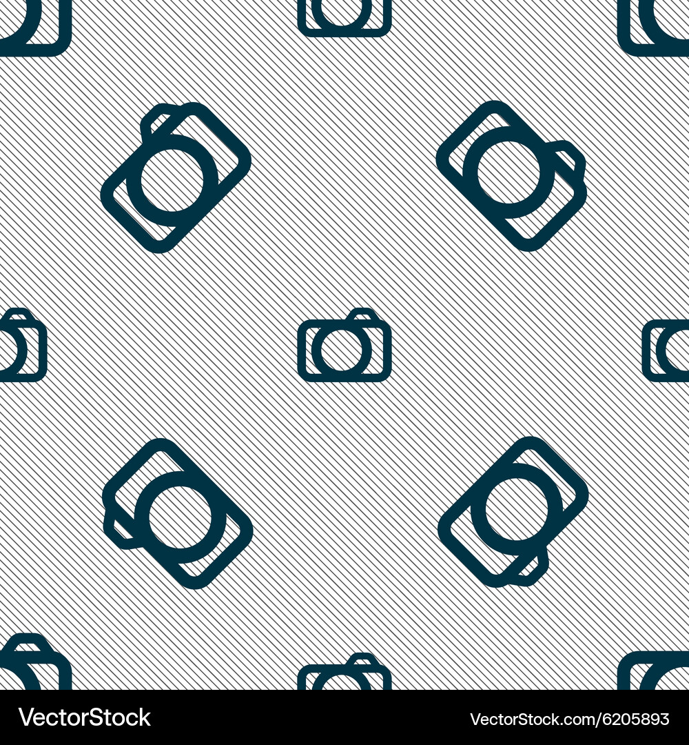 Photo camera sign icon digital symbol Royalty Free Vector