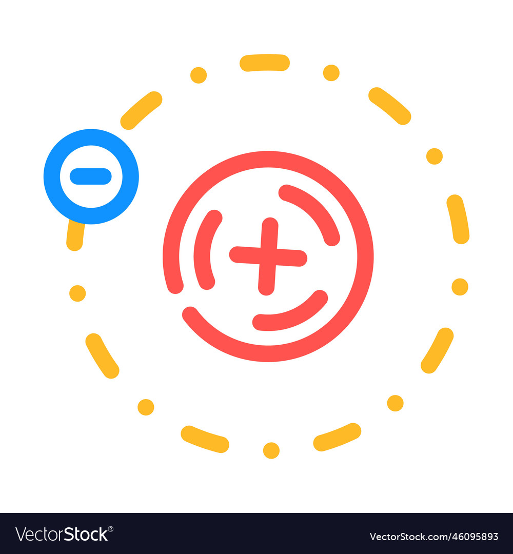 Physics molecular structure color icon Royalty Free Vector Physics molecular structure color icon Royalty Free Vector
