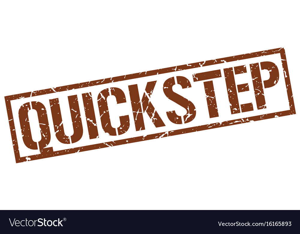 Quickstep stamp Royalty Free Vector Image - VectorStock
