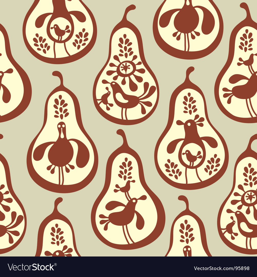 Abstract bird pattern Royalty Free Vector Image