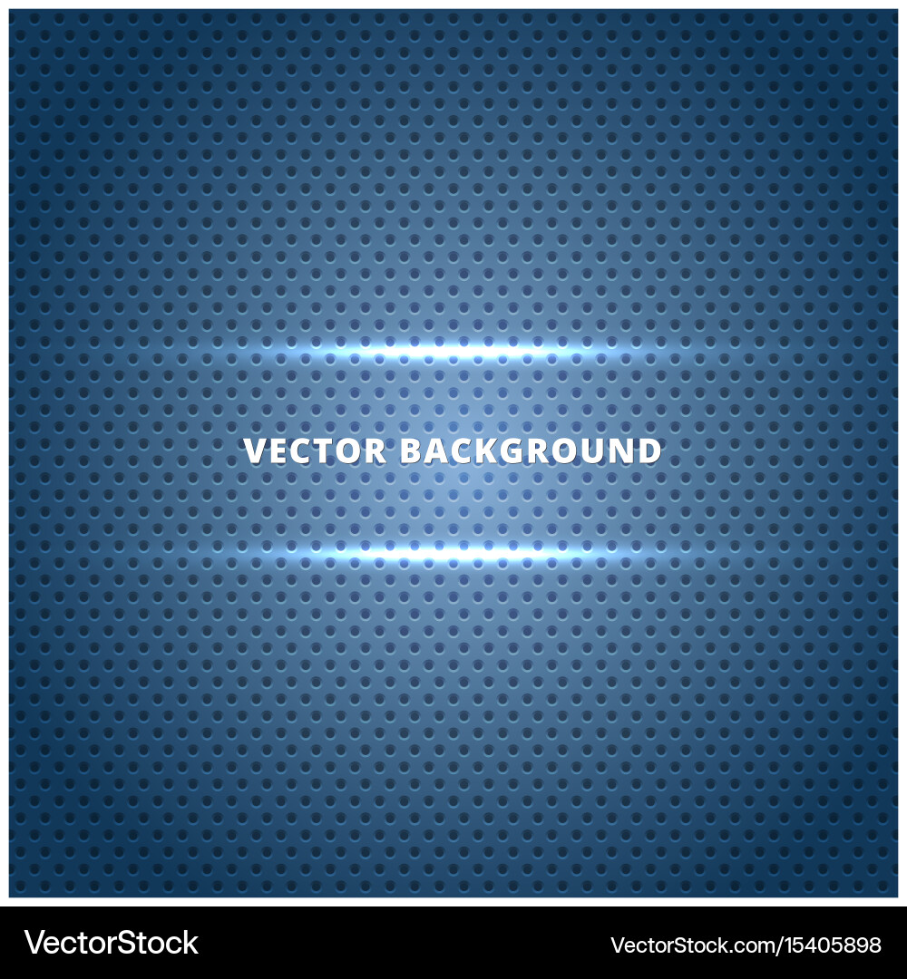 Abstract carbon fiber surface with blue light Vector Image
