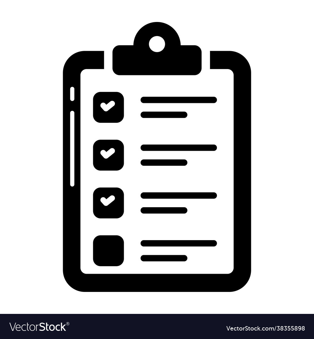 Checklist Royalty Free Vector Image - VectorStock