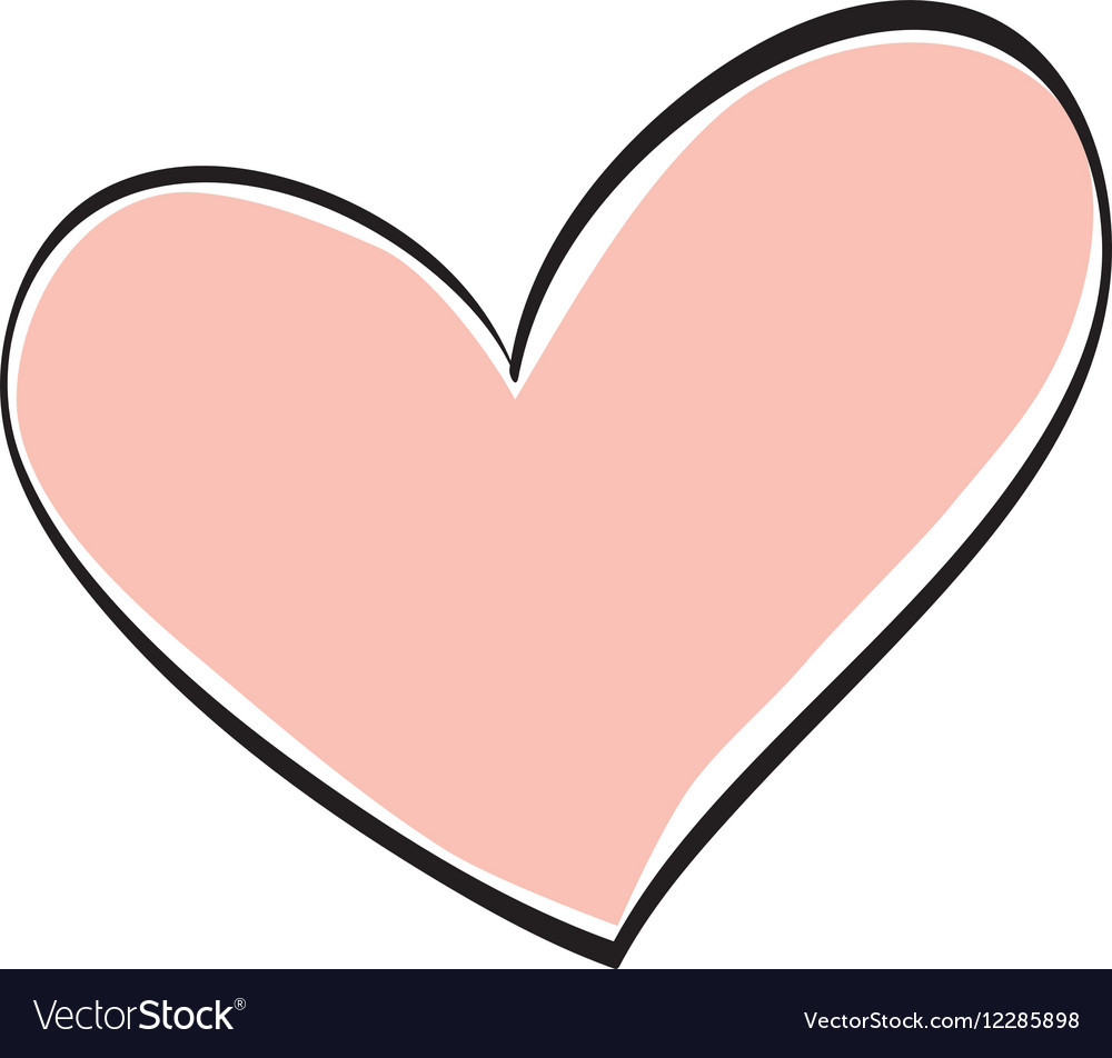 Cute decorative heart Royalty Free Vector Image Cute decorative heart Royalty Free Vector Image
