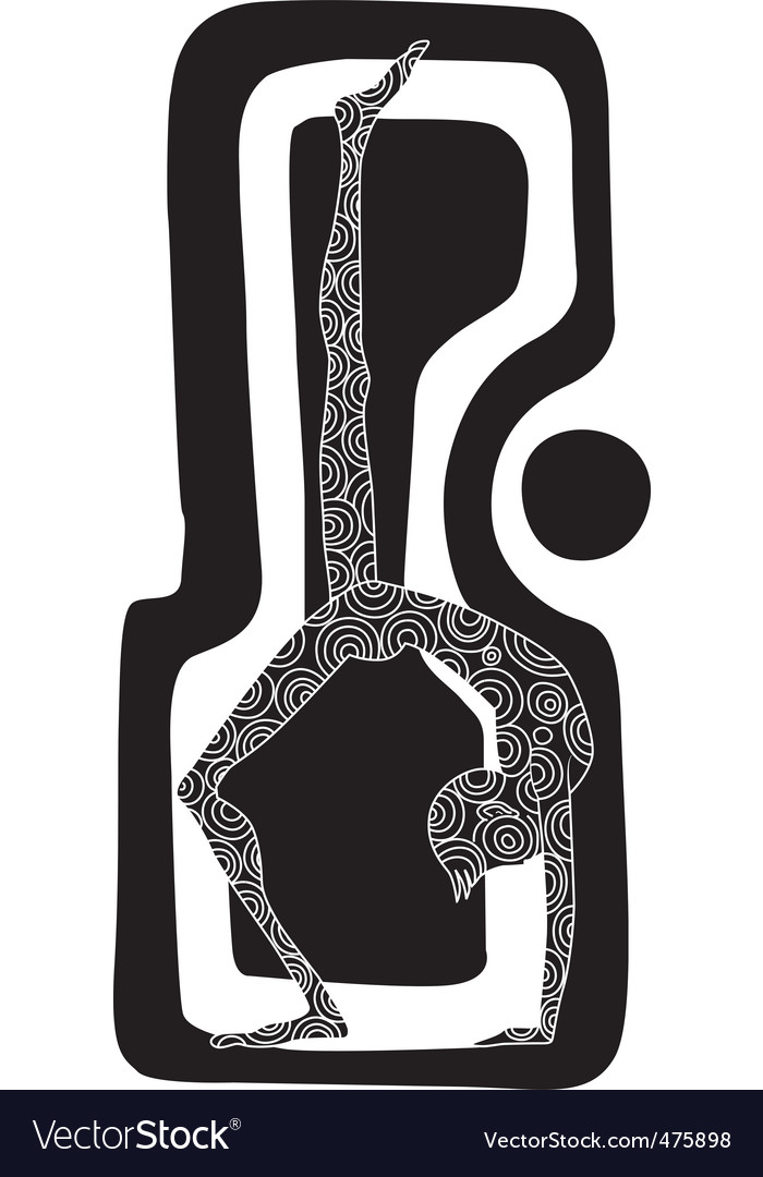 Man posing Royalty Free Vector Image - VectorStock