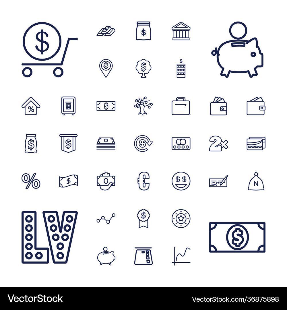 Money icons - Stock Image - Everypixel