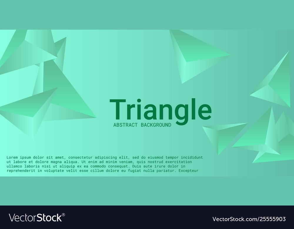 Abstract composition triangle Royalty Free Vector Image