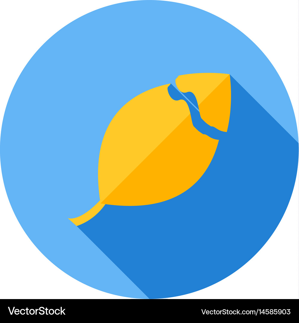 Broken leaf Royalty Free Vector Image - VectorStock