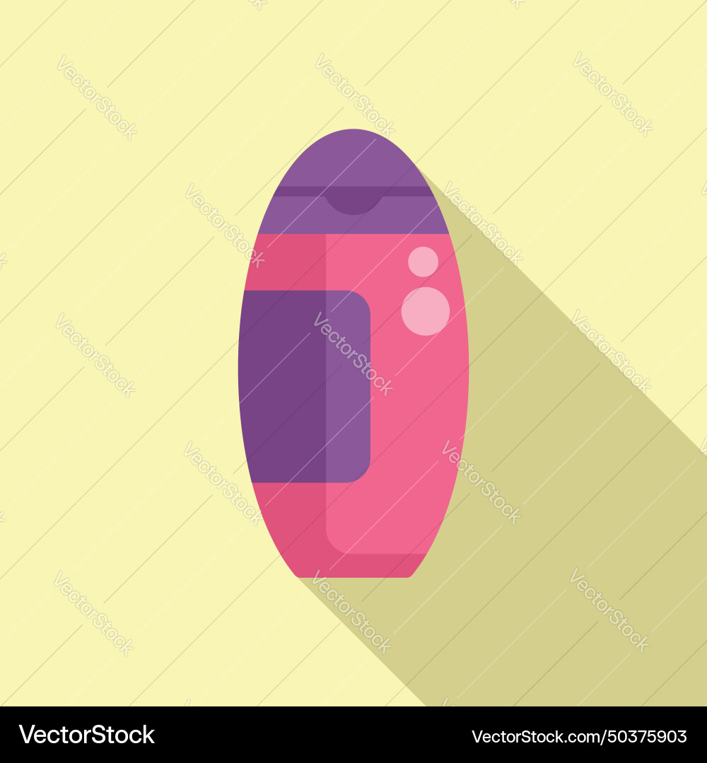 Shampoo bottle icon flat organic harvest Vector Image