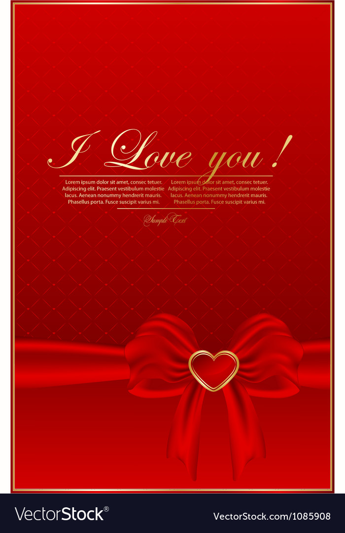 Elegant red background Royalty Free Vector Image