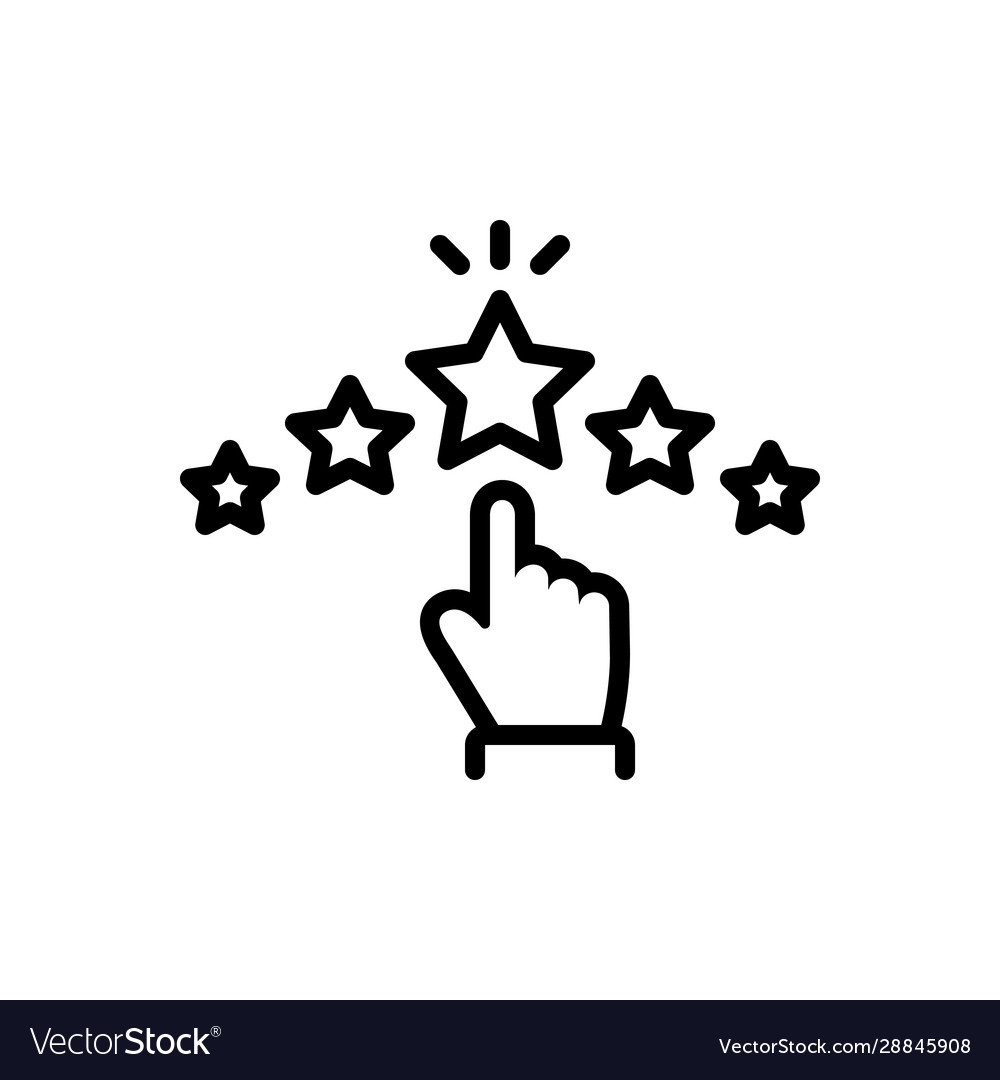Rating Royalty Free Vector Image - VectorStock