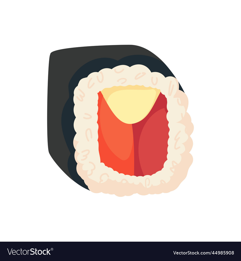 Sushi japanese food Royalty Free Vector Image - VectorStock