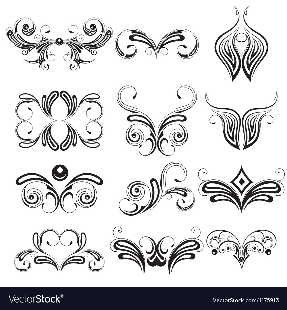 Elements of design Royalty Free Vector Image - VectorStock