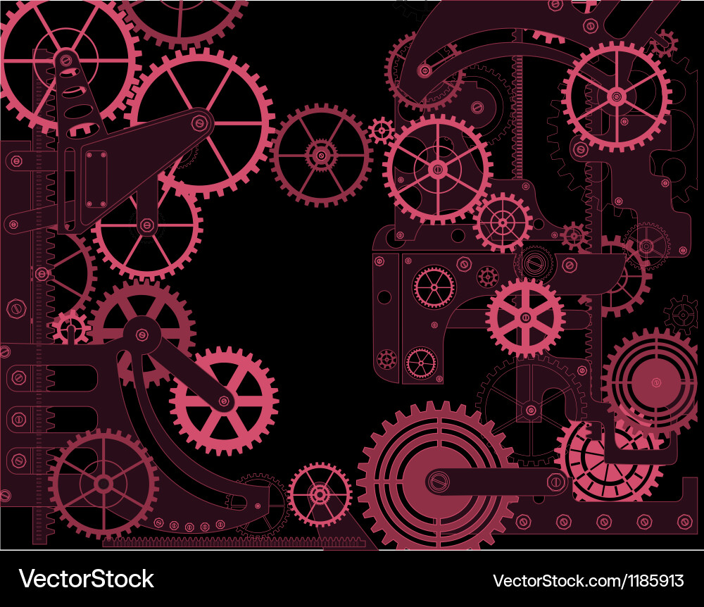 Elements of mechanism Royalty Free Vector Image