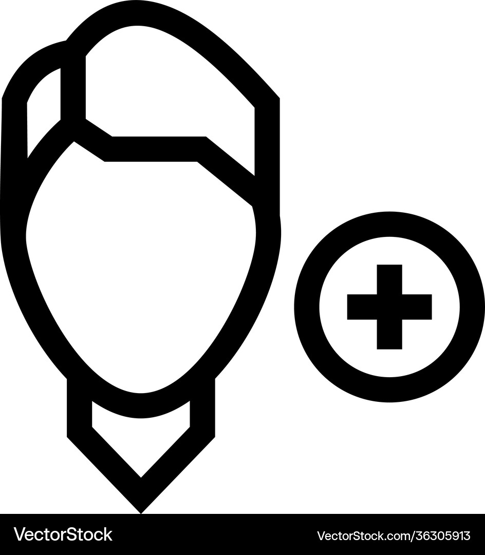 Follower icon or logo isolated sign symbol Vector Image