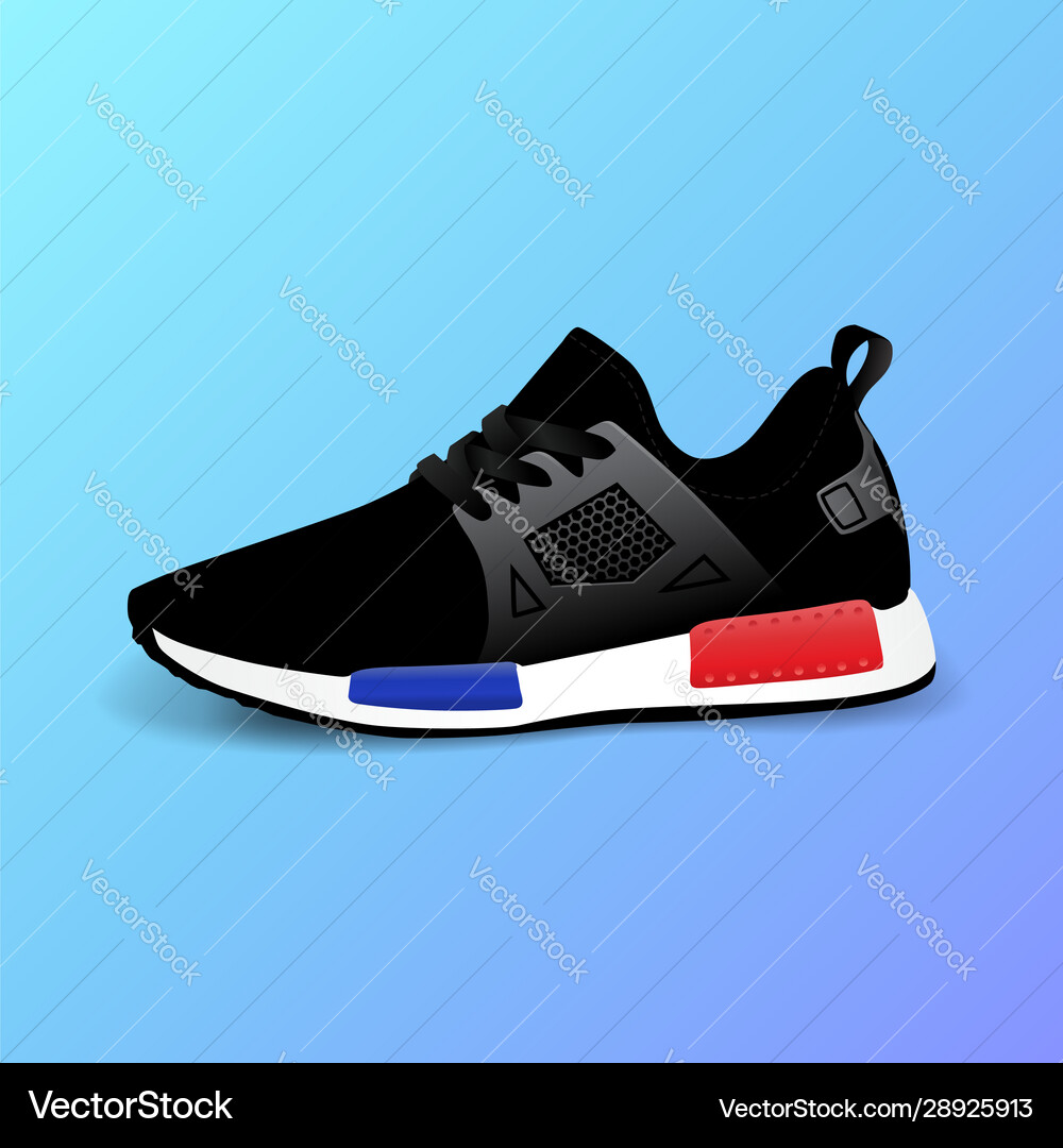 Realistic sport running shoe for training Vector Image