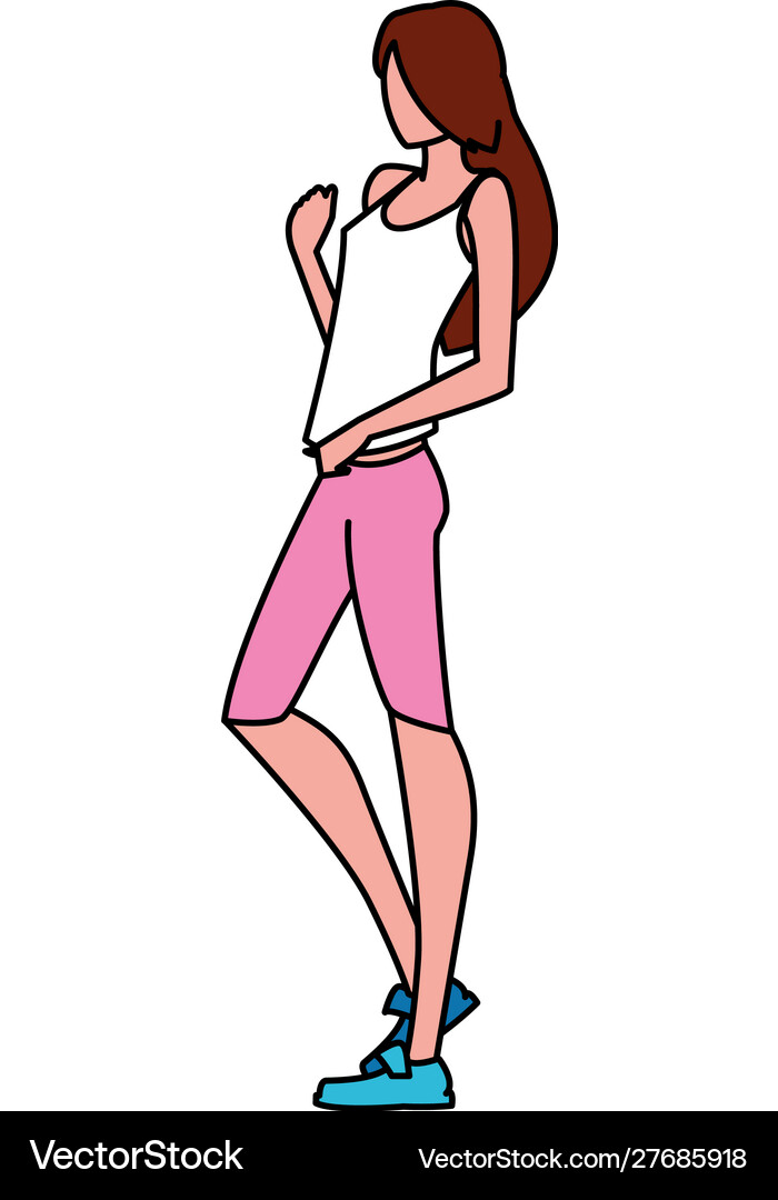 Supermodel avatar woman design Royalty Free Vector Image