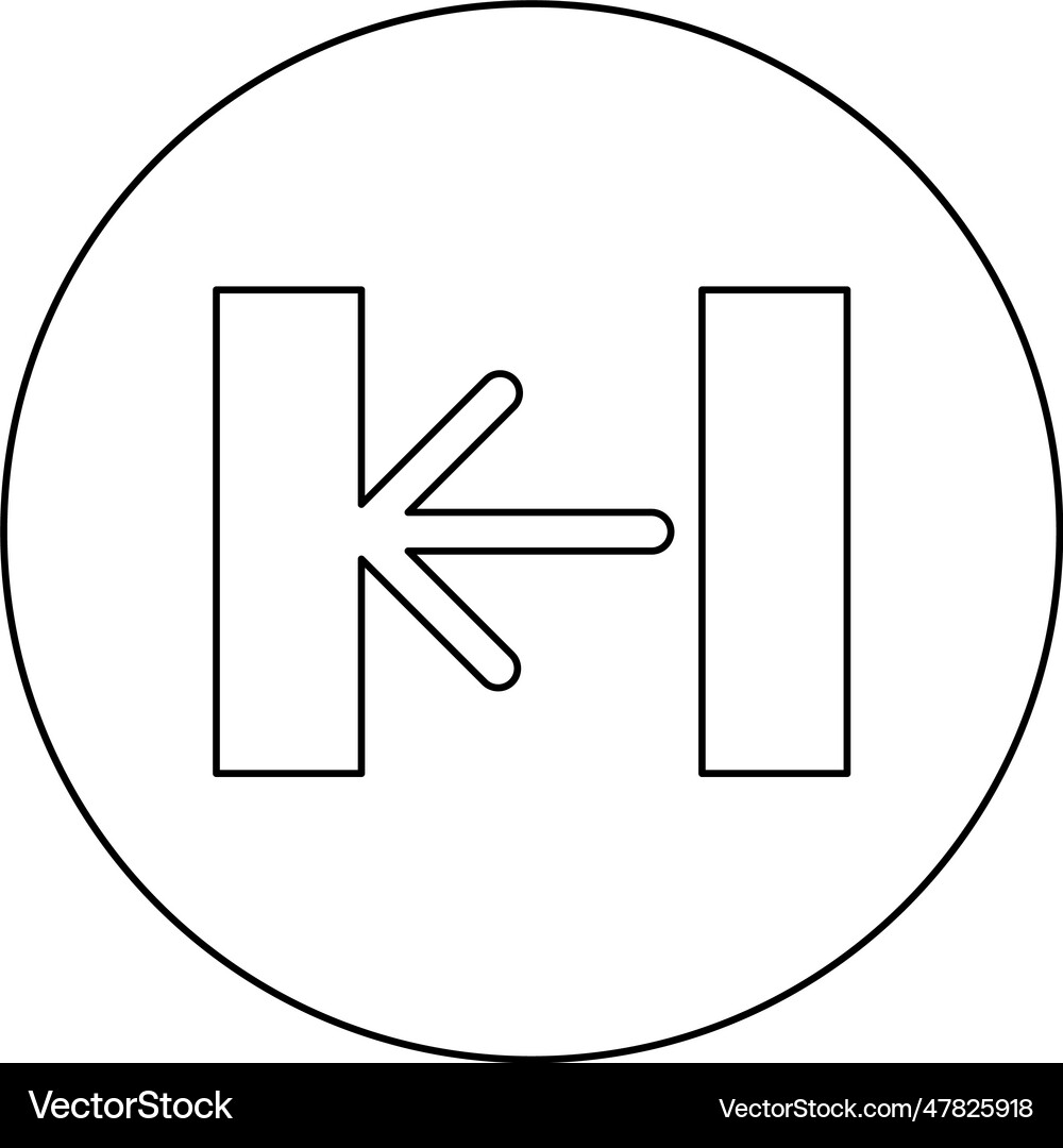 Turnstile baffle gate entrance concept Royalty Free Vector