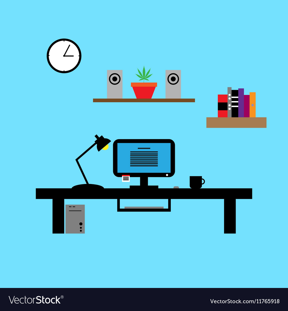 Working Royalty Free Vector Image - VectorStock