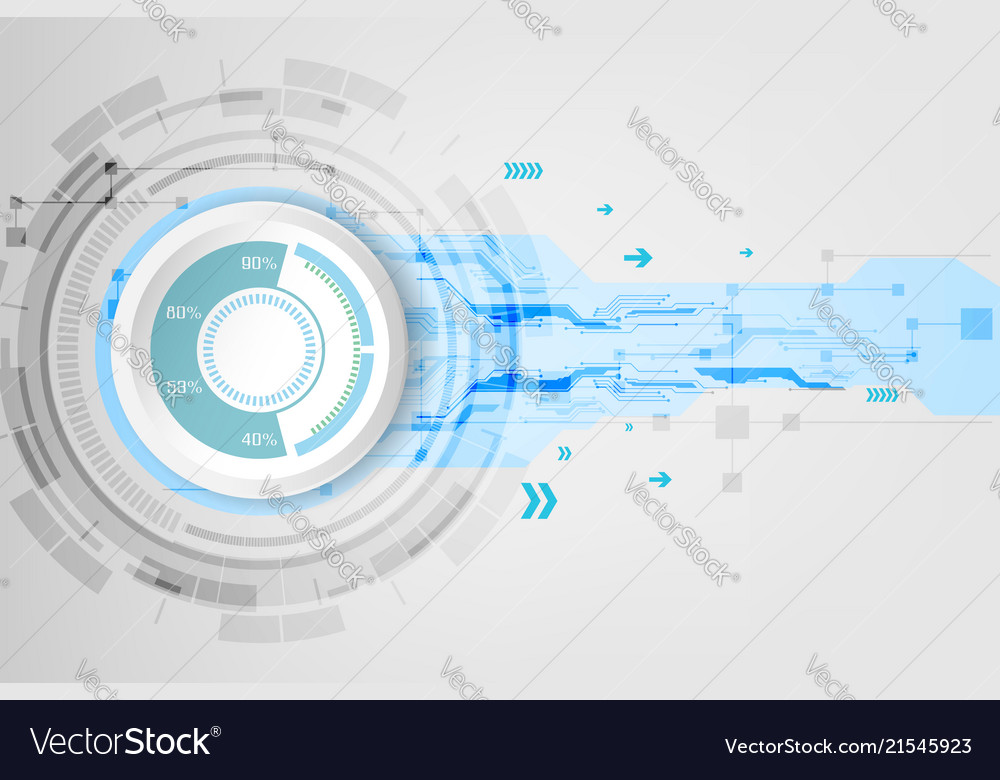 Abstract technological background concept Vector Image