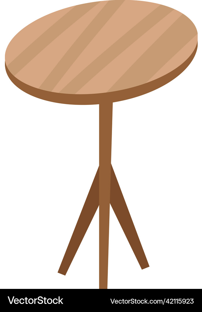 Table furniture icon Royalty Free Vector Image