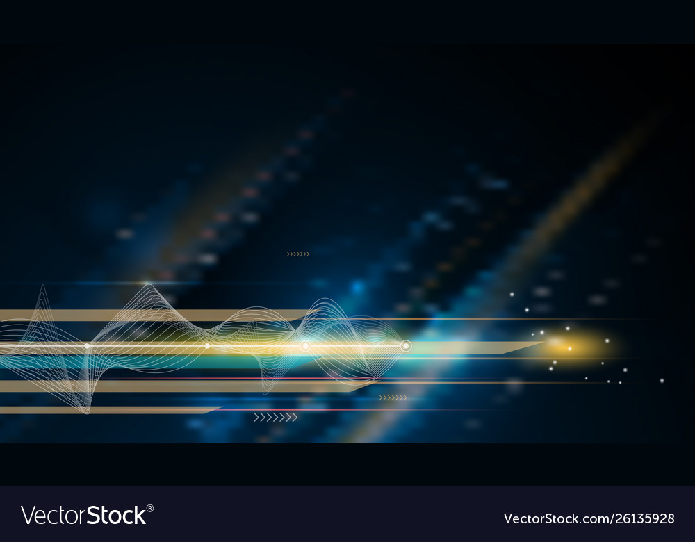 Abstract technology concept Royalty Free Vector Image