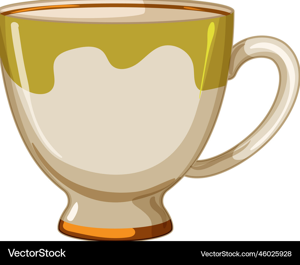 Coffee vintage cup cartoon Royalty Free Vector Image
