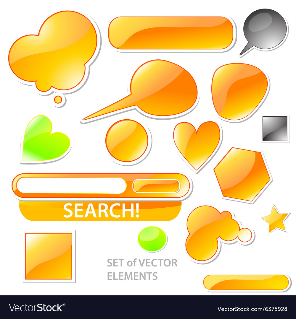 Icon set Royalty Free Vector Image - VectorStock