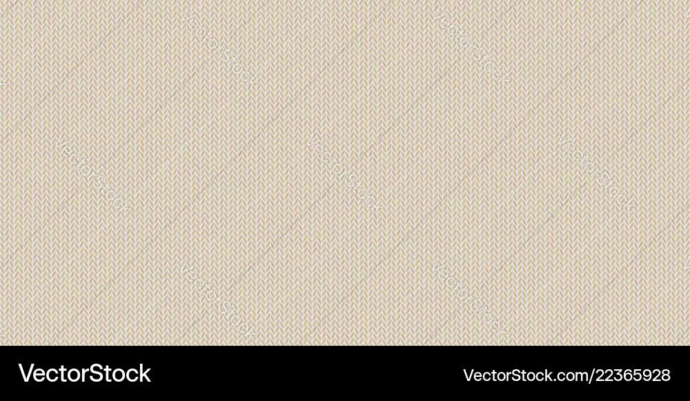 Knitted seamless texture wool melange yarn beige Vector Image