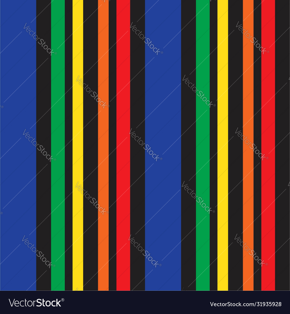 Rainbow stripe seamless pattern background Vector Image