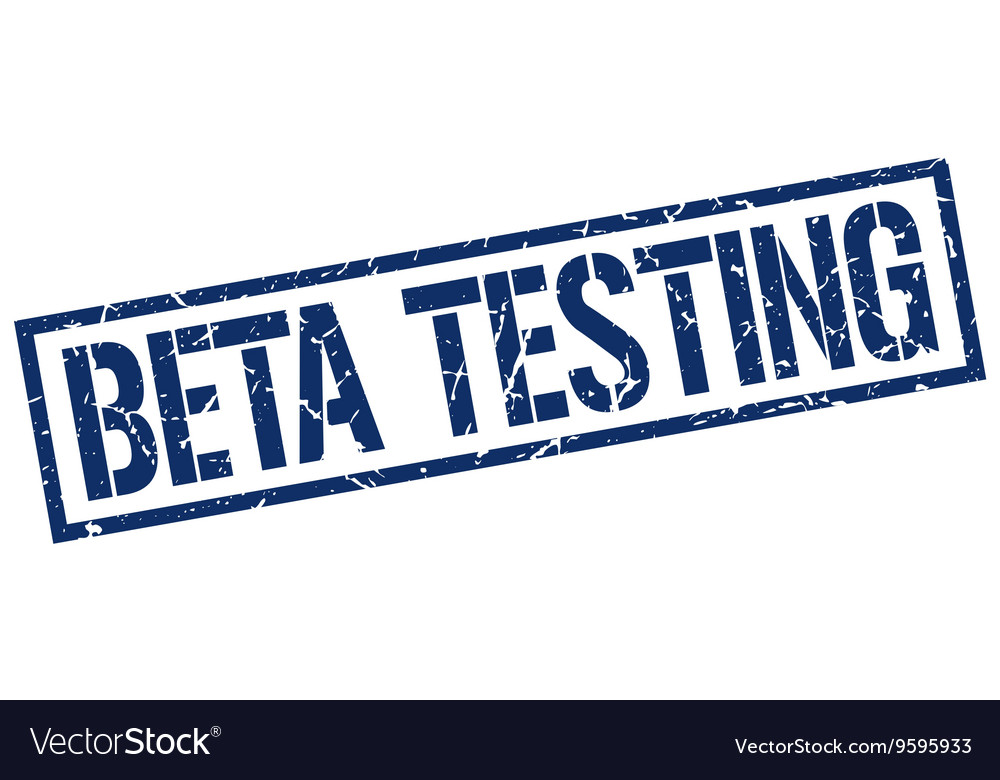 Beta testing stamp Royalty Free Vector Image - VectorStock