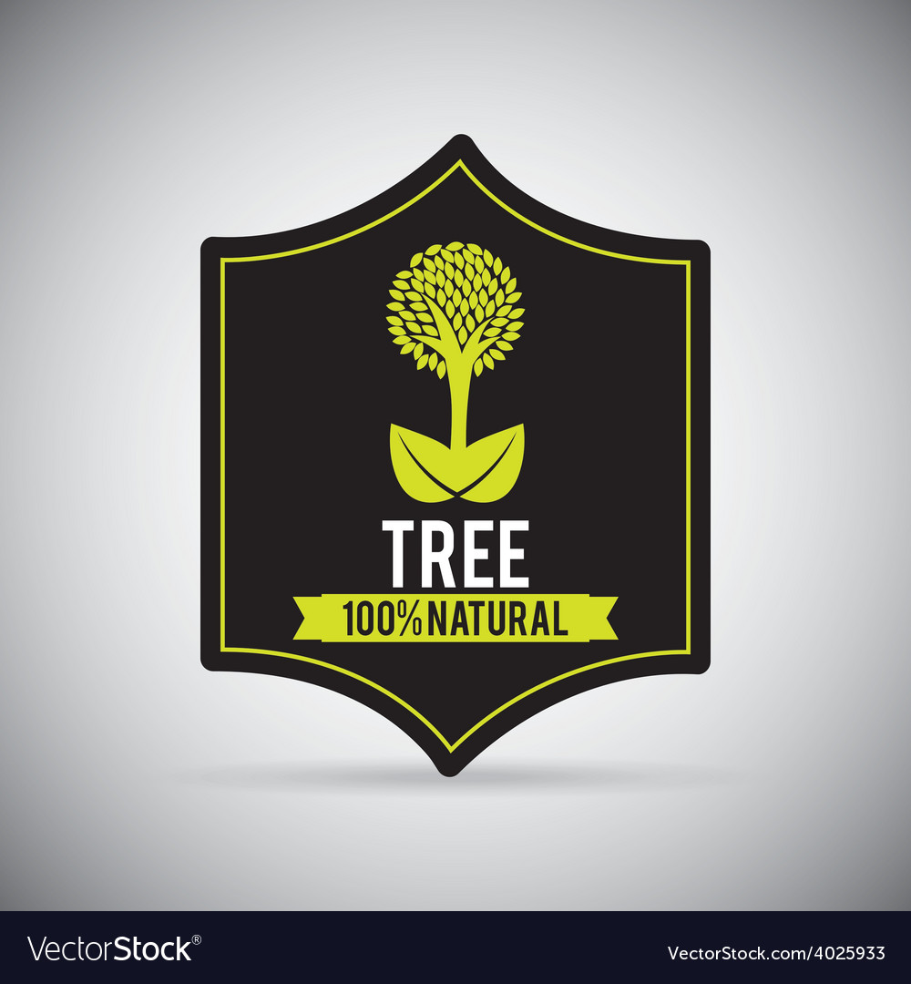 Green tree design Royalty Free Vector Image - VectorStock