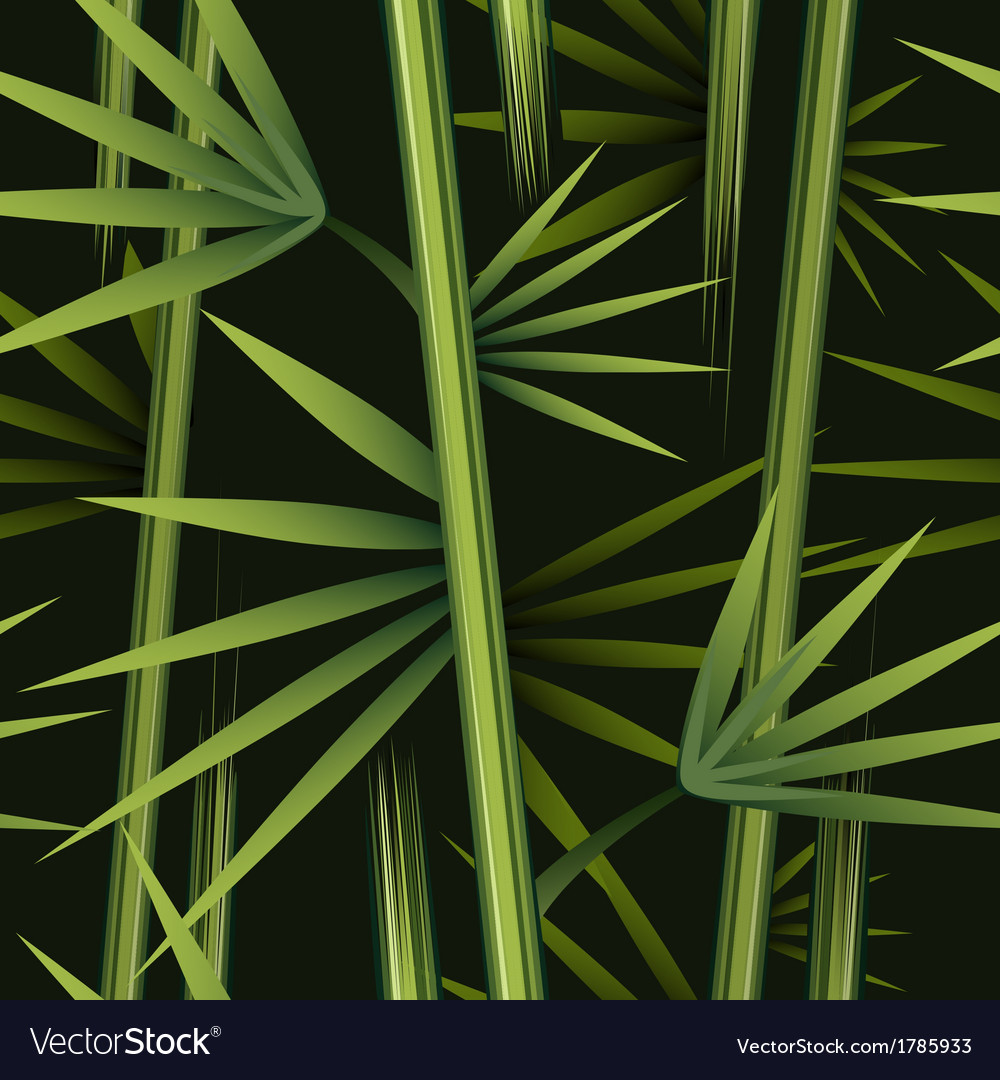 Seamless bamboo pattern Royalty Free Vector Image