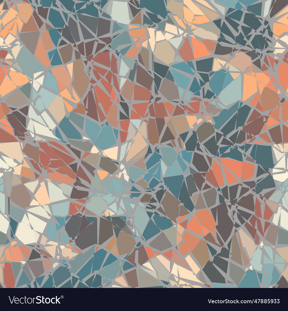 Seamless mosaic art pattern art mosaic Royalty Free Vector