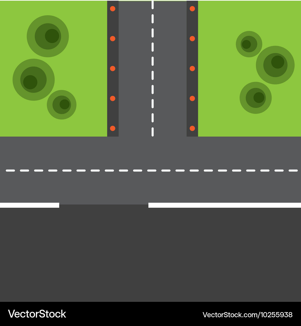 Airport runway isolated icon Royalty Free Vector Image