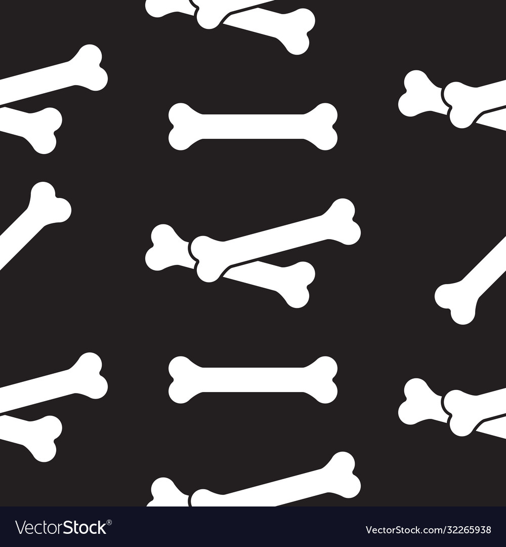 Pattern bone design Royalty Free Vector Image - VectorStock